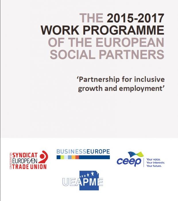 Fifth joint multiannual work programme for 2015-2017 : "Partnership for inclusive growth and ...